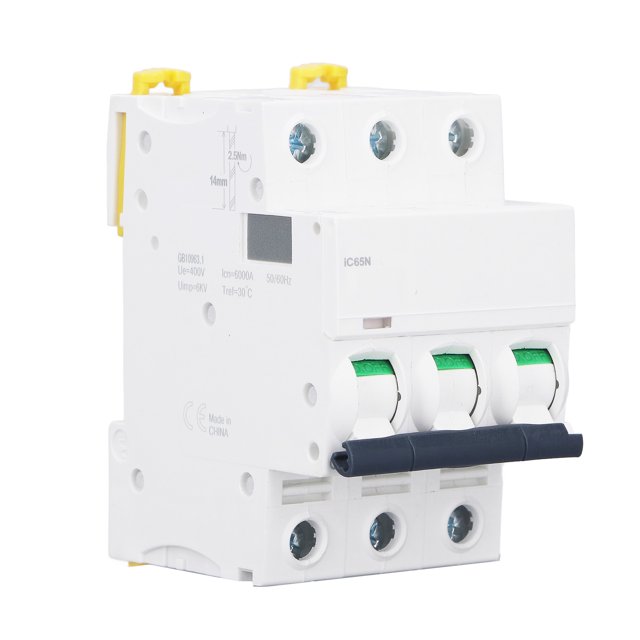 3P Miniature Circuit Breaker Easy Disassembly Assembly Din Rail Mount ...