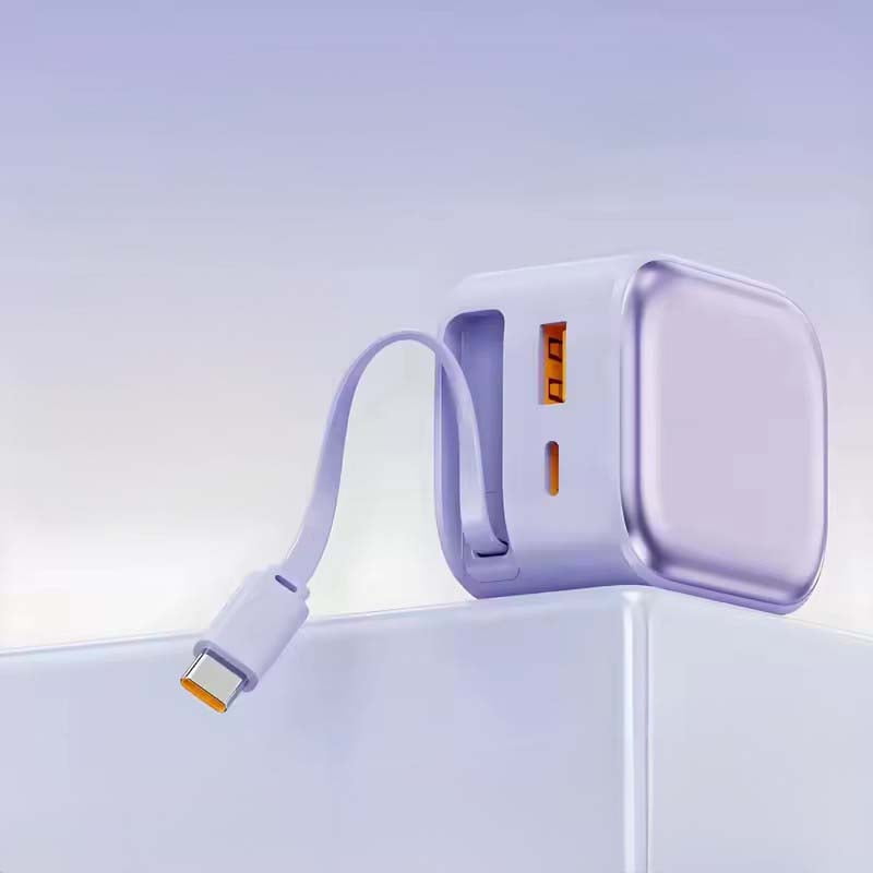 3P Power Charger Multi-port Charging Head with Built-in Retractable ...