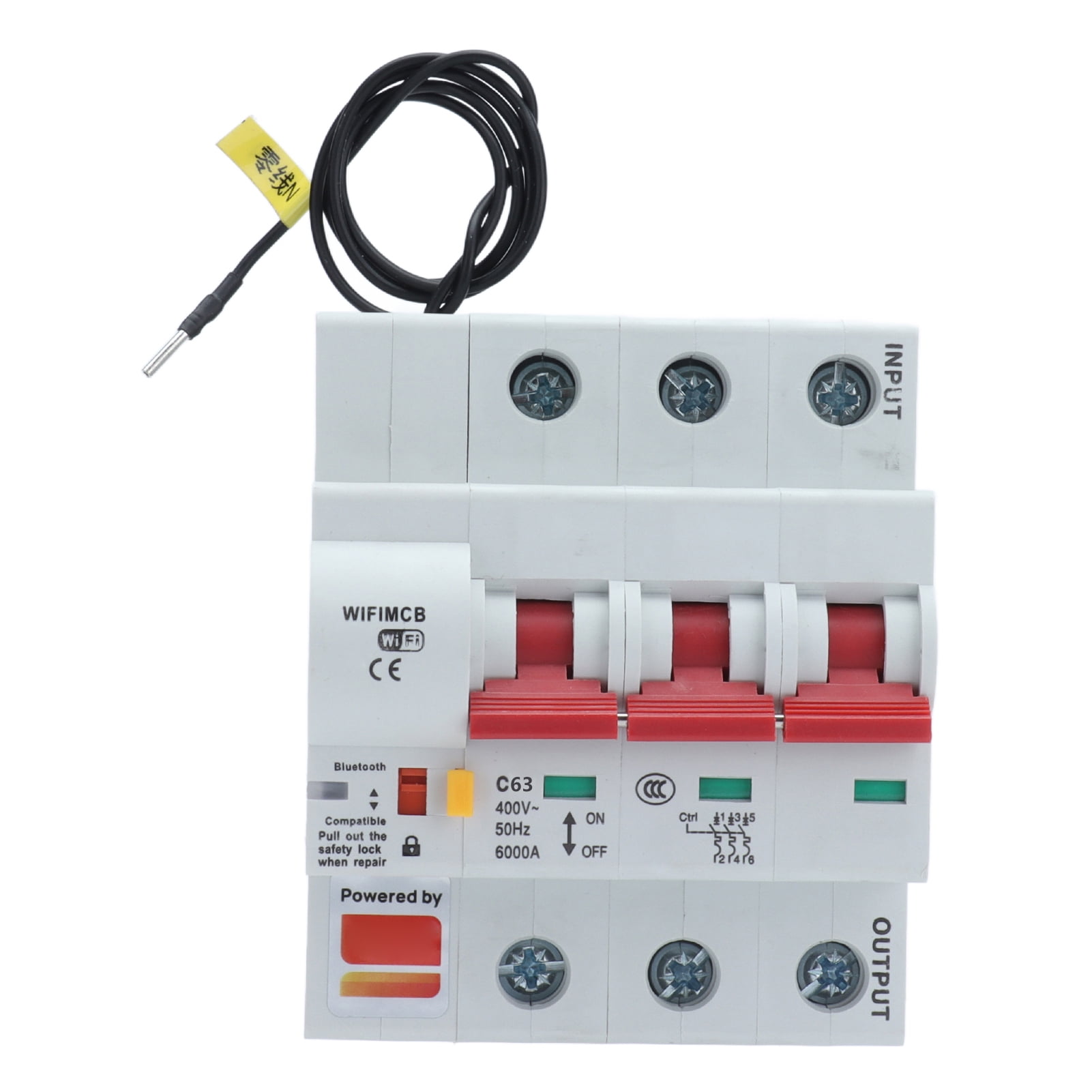 3P Smart Circuit Breaker, WIFI Bluetooth Remote Control, Leakage ...