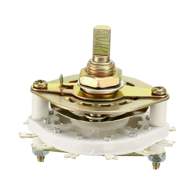 3P3T 3 Pole 3 Position 1-Deck Band Channel Rotary Switch Selector ...
