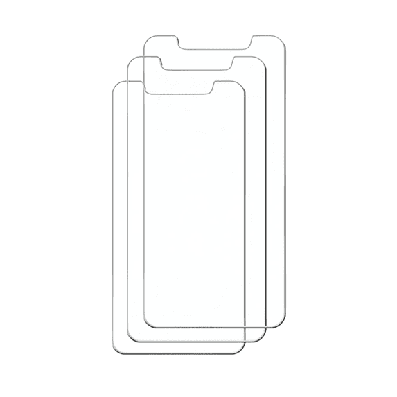3PACK BLUUMTEK For iPhone iPhone 12 Mini Screen Protector Tempered ...