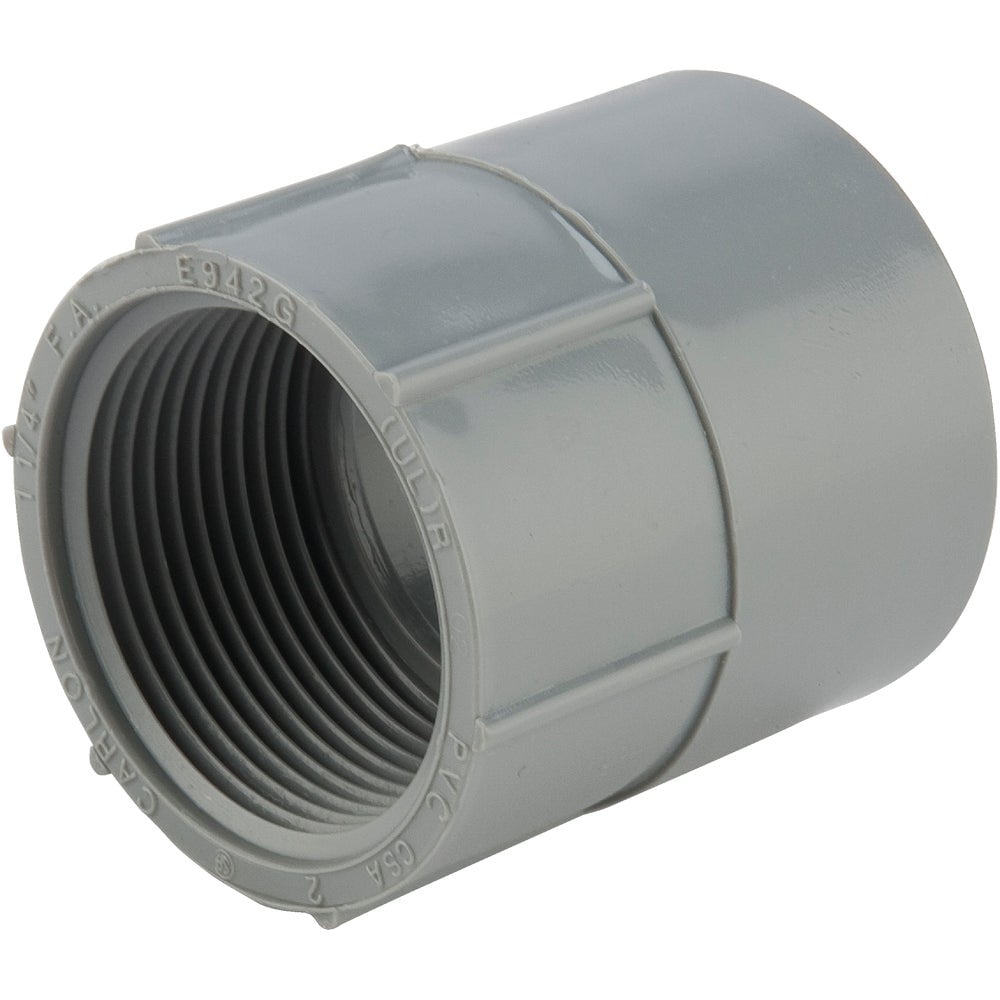 3PACK Carlon 1-1/4 In. Female Threaded & Socket PVC Conduit Female ... 3PACK Carlon 1-1/4 In. Female Threaded & Socket PVC Conduit Female ...