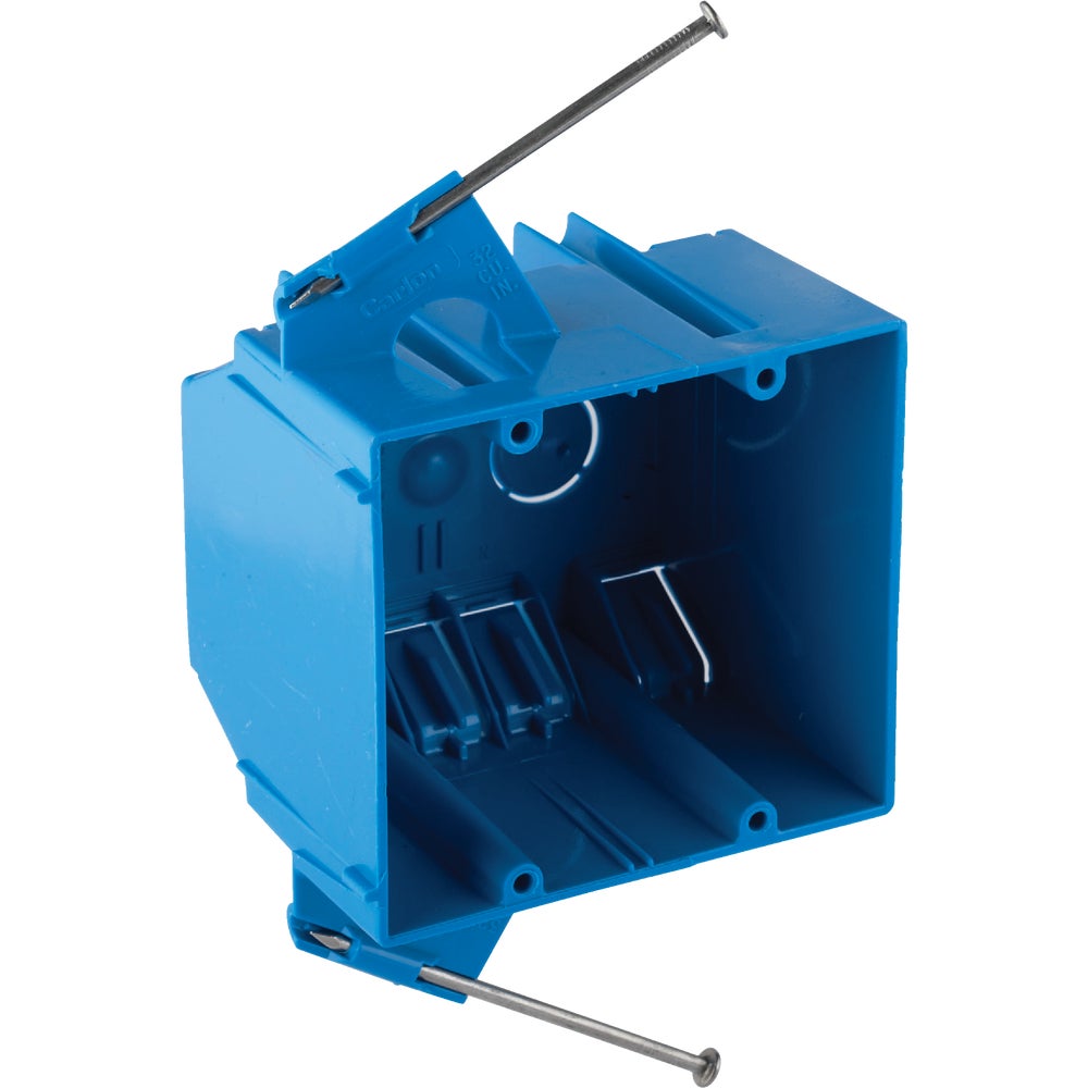 3PACK Carlon 2-Gang PVC Molded Zip Box with Nails - Walmart.com