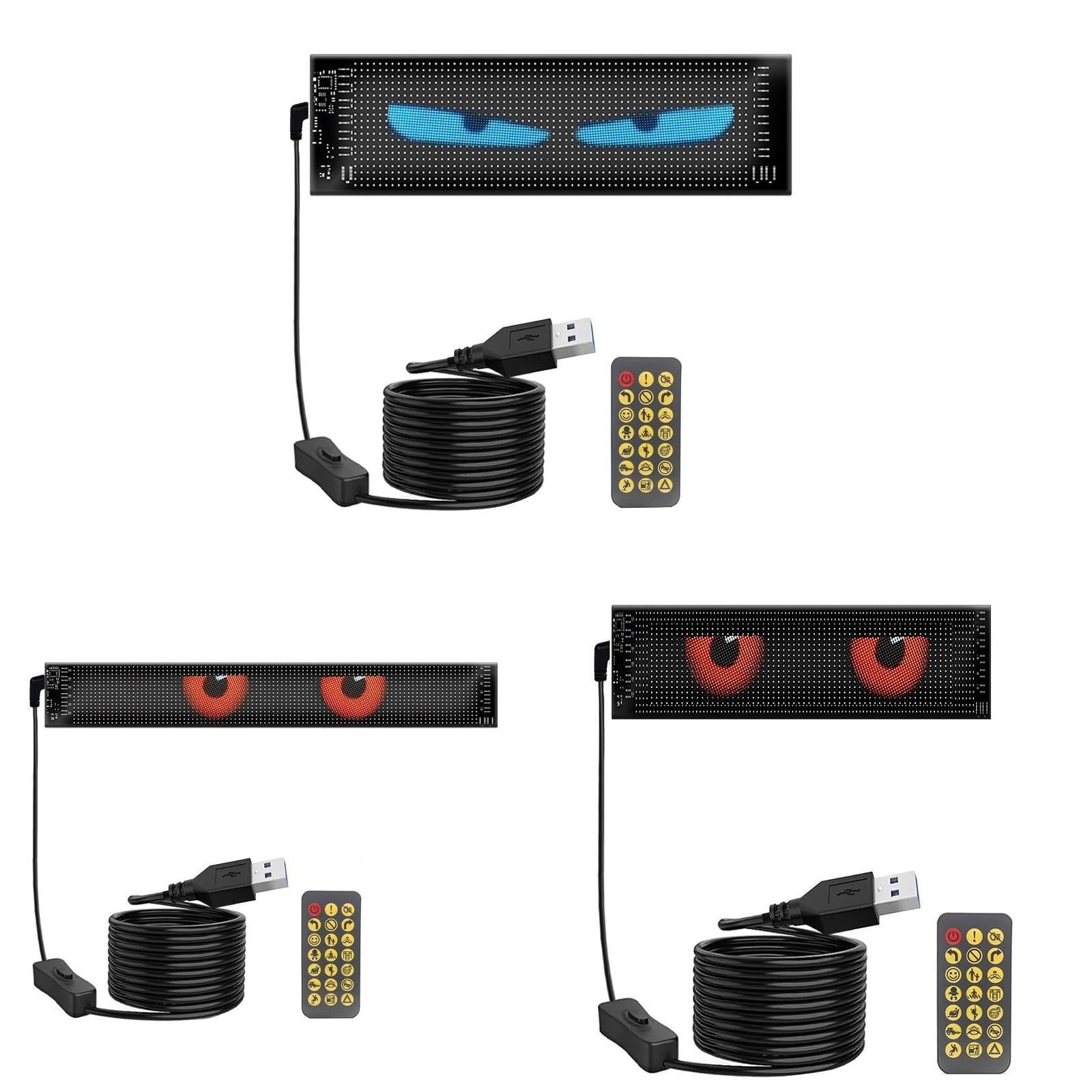 3PACK Eyes Light for Cars,Colorful Eye Lamp Soft Screen for Car Windows ...