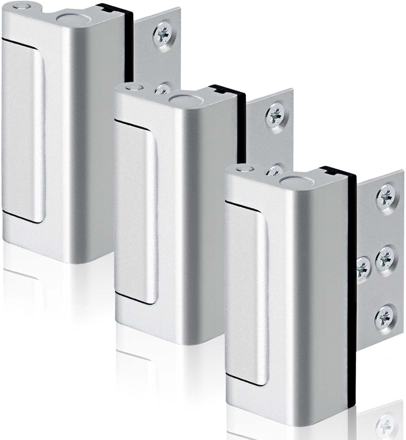 3PACK Home Security Door Reinforcement Lock Childproof, Add High ...