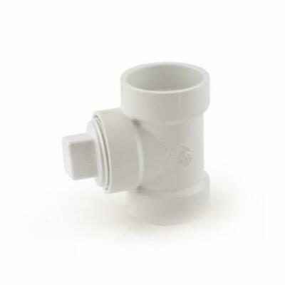 3PC 1-1/2" PVC DWV Cleanout Tee w/ Plug - Walmart.com