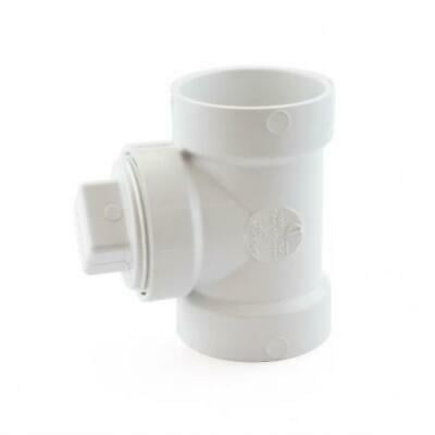 3PC 2" PVC DWV Cleanout Tee w/ Plug - Walmart.com