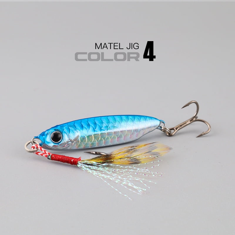 3PC 7g/10g/15g/20g/30g/30g Laser Jig Artificial Fishing Lure - Walmart.com