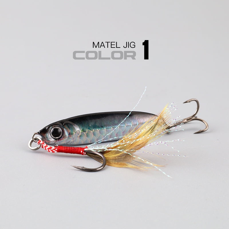 3PC 7g/10g/15g/20g/30g/30g Laser Jig Artificial Fishing Lure - Walmart.com