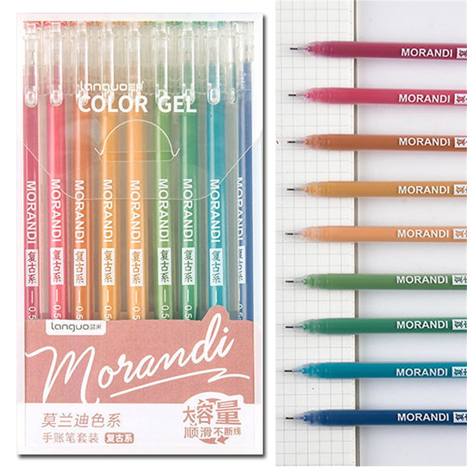 3PC 9-Color Morandi Gel Pen Set for Professional Journaling and ...