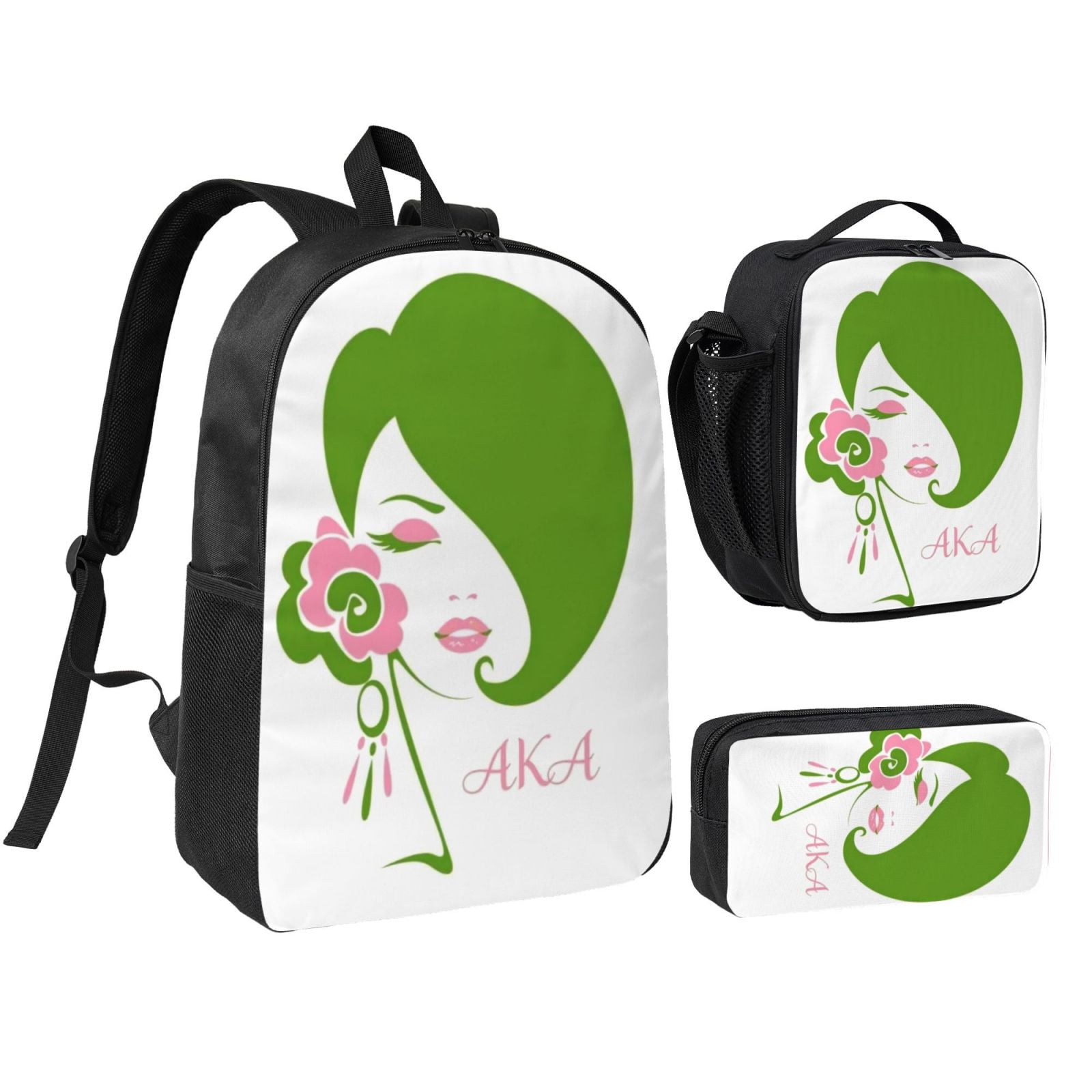 3PC AKA Backpack Set,lunch bag,backpacks,case combination for men and ...