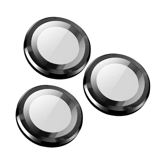 3PC Aluminum Alloy Tempered Glass Camera Circle Cover Camera Lens Protector Film For 13 Pro 6 ...