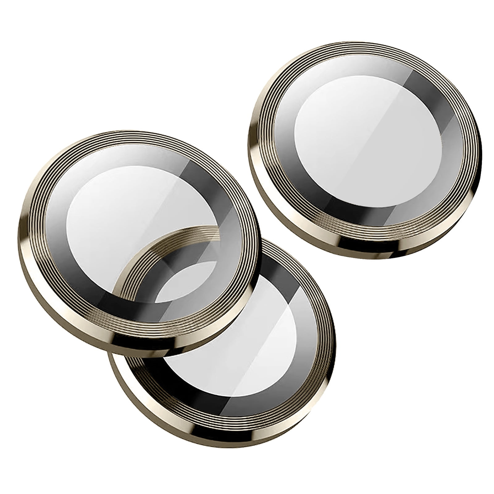 3PC Aluminum Alloy Tempered Glass Camera Circle Cover Camera Lens ...