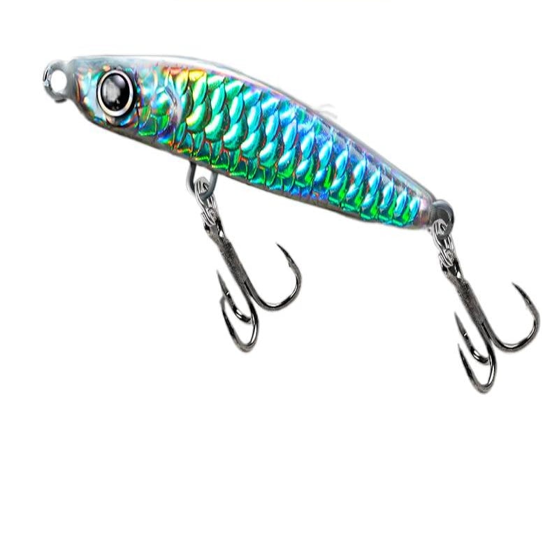 3PC BIQIANWO Durable Fishing Lure Fish Scale Pattern strong Iron Plate ...