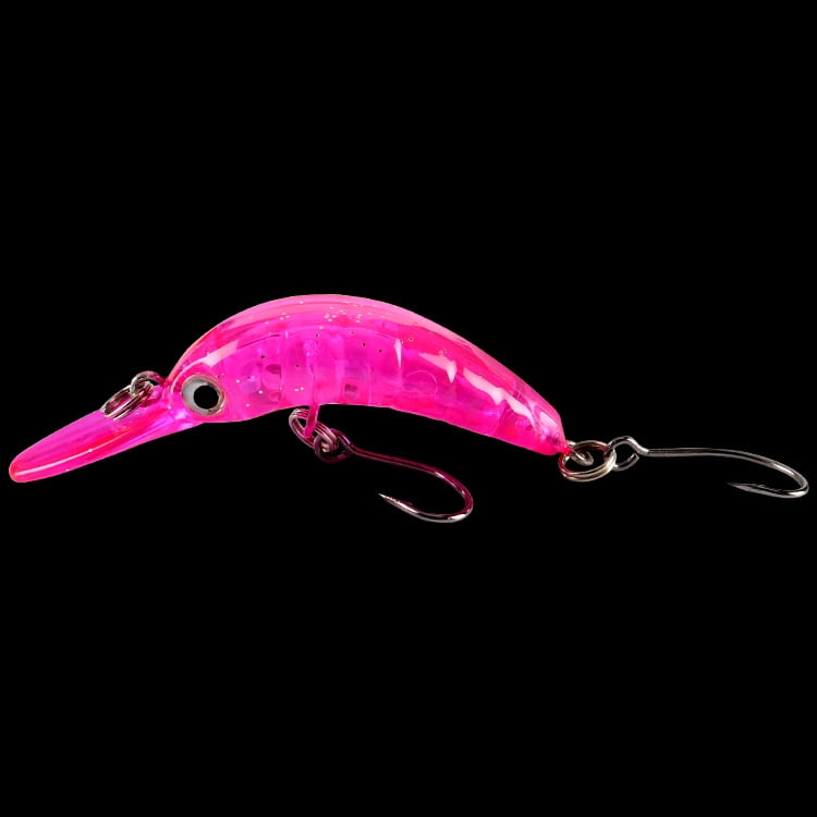 3PC BIQIANWO Fishing Lures 2.6g Bow-Shaped Worm Micro Minnow Fat Rock ...