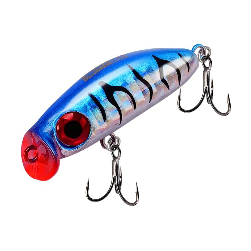 3PC BIQIANWO Fishing Lures 2.8g Micro Vibration Sinking Small Minnow ...