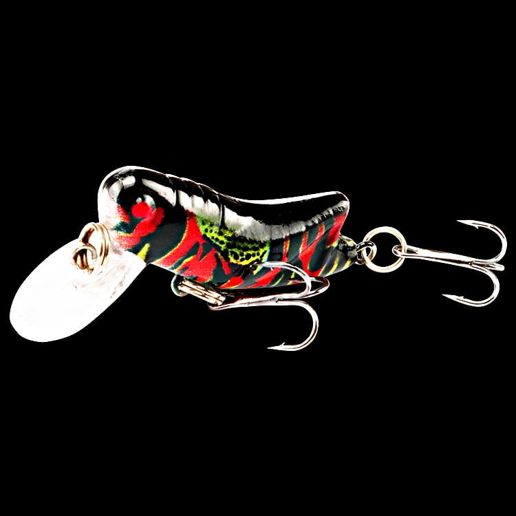 3PC BIQIANWO Fishing Lures 3.5g Bionic Bait Grasshopper Micro Minnow ...