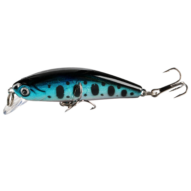 3PC BIQIANWO Fishing Lures 6g Six Eyes Slow Sinking Small Minnow Micro ...