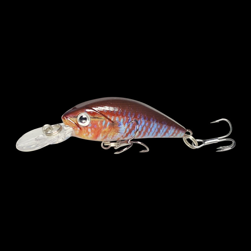 3PC BIQIANWO Fishing Lures 6g Six Eyes Slow Sinking Small Minnow Micro ...