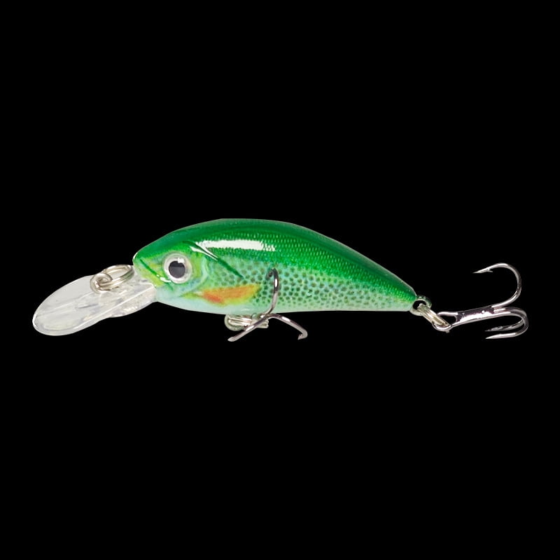3PC BIQIANWO Fishing Lures 6g Six Eyes Slow Sinking Small Minnow Micro ...