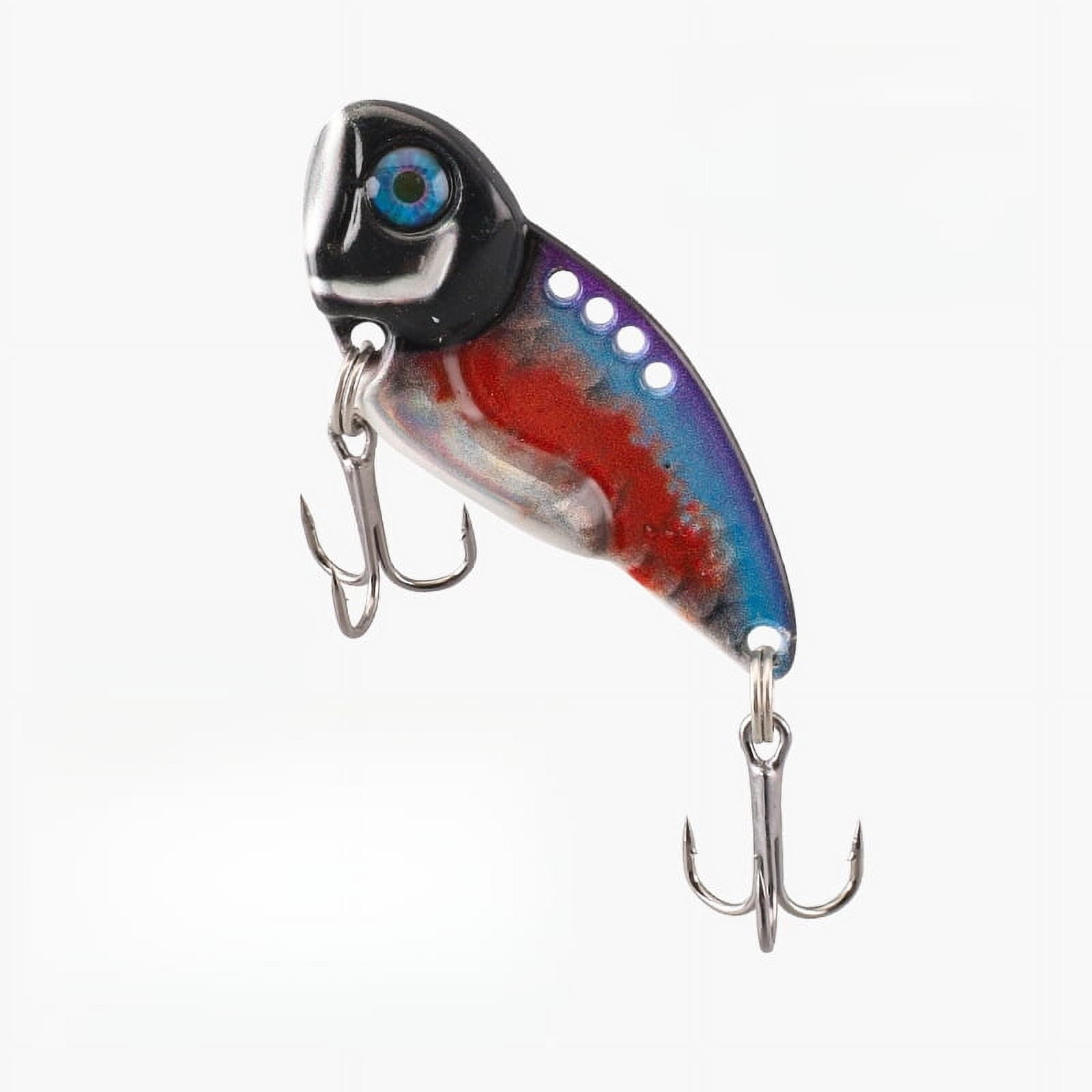 3PC BIQIANWO Fishing Lures Durable 3D Printed VIB Vibration Treble ...
