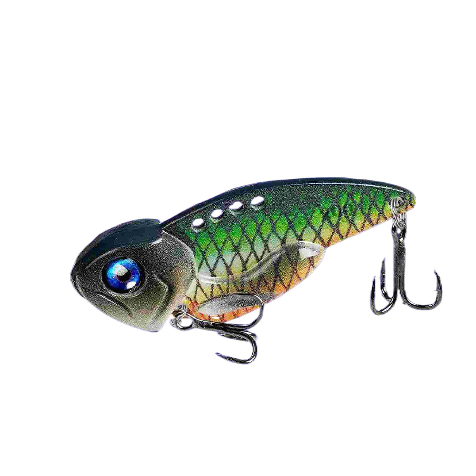3PC BIQIANWO Fishing Lures Jigging 3D Printed VIB High Vibration All ...