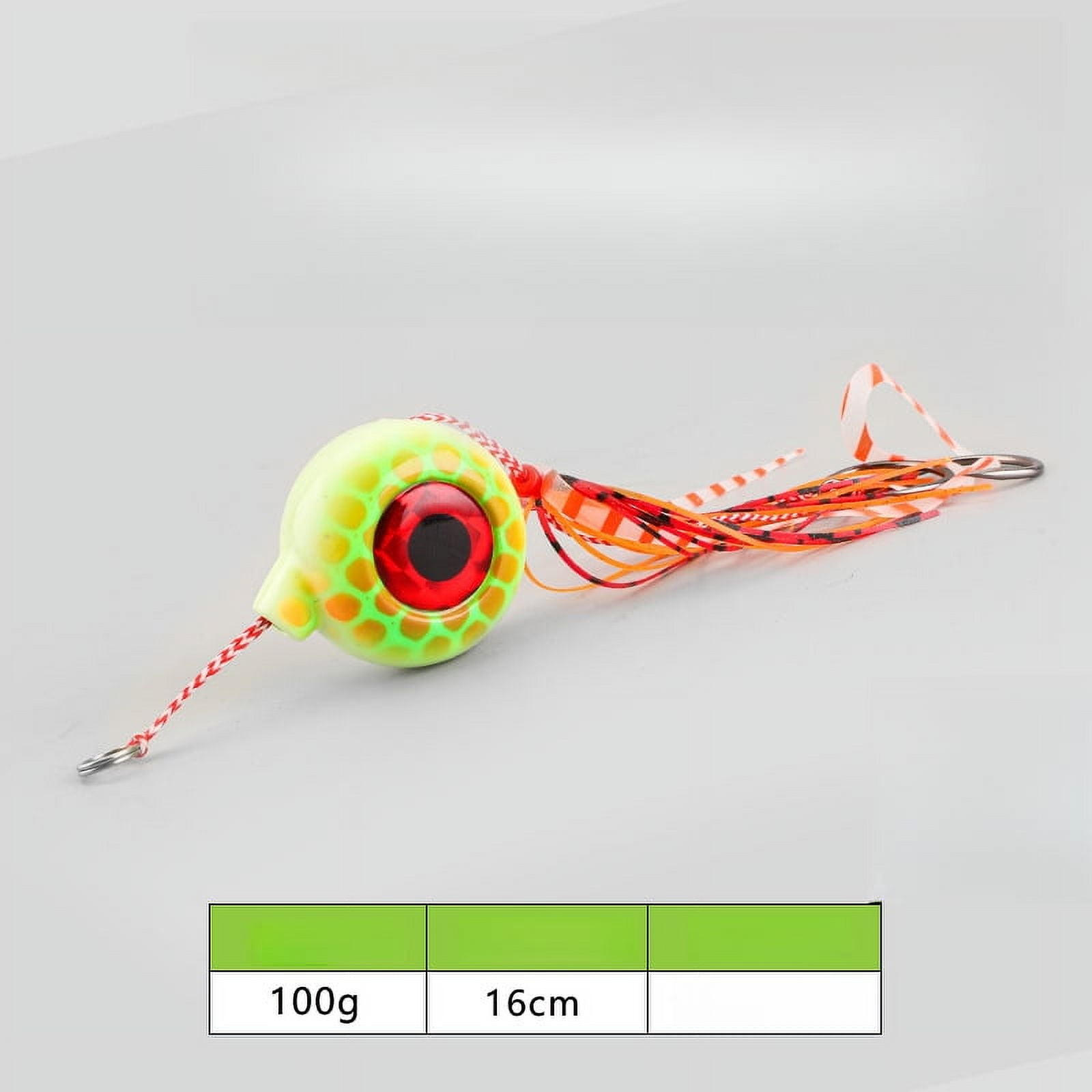 3PC BIQIANWO Fishing Lures Luminous Bait Sea Fishing Boat Yellow ...