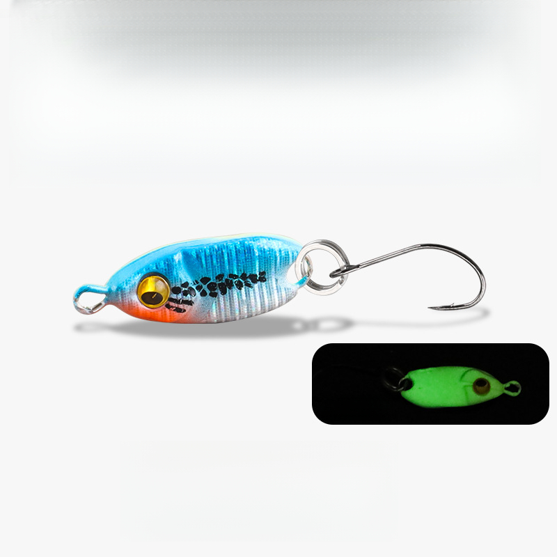 3PC BIQIANWO Fishing Lures Micro Sequin Set t Fake Bait Stream Red Tail ...