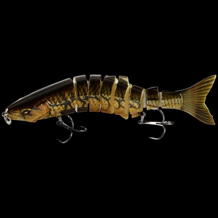 3PC BIQIANWO Fishing Lures Multi-Section Swimming Dragon 20g Plastic ...