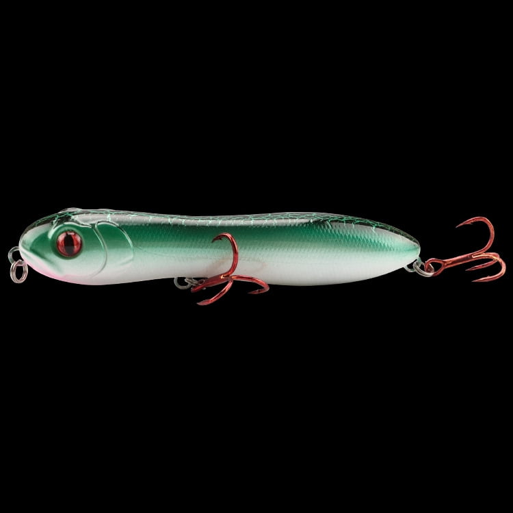 3PC BIQIANWO Fishing Lures Plastic Bionic Snakehead Pencil with Rattle ...