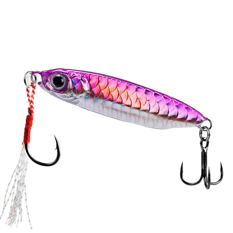 3PC BIQIANWO Fishing Lures Red blue Silver Gold Green White Black Fish ...