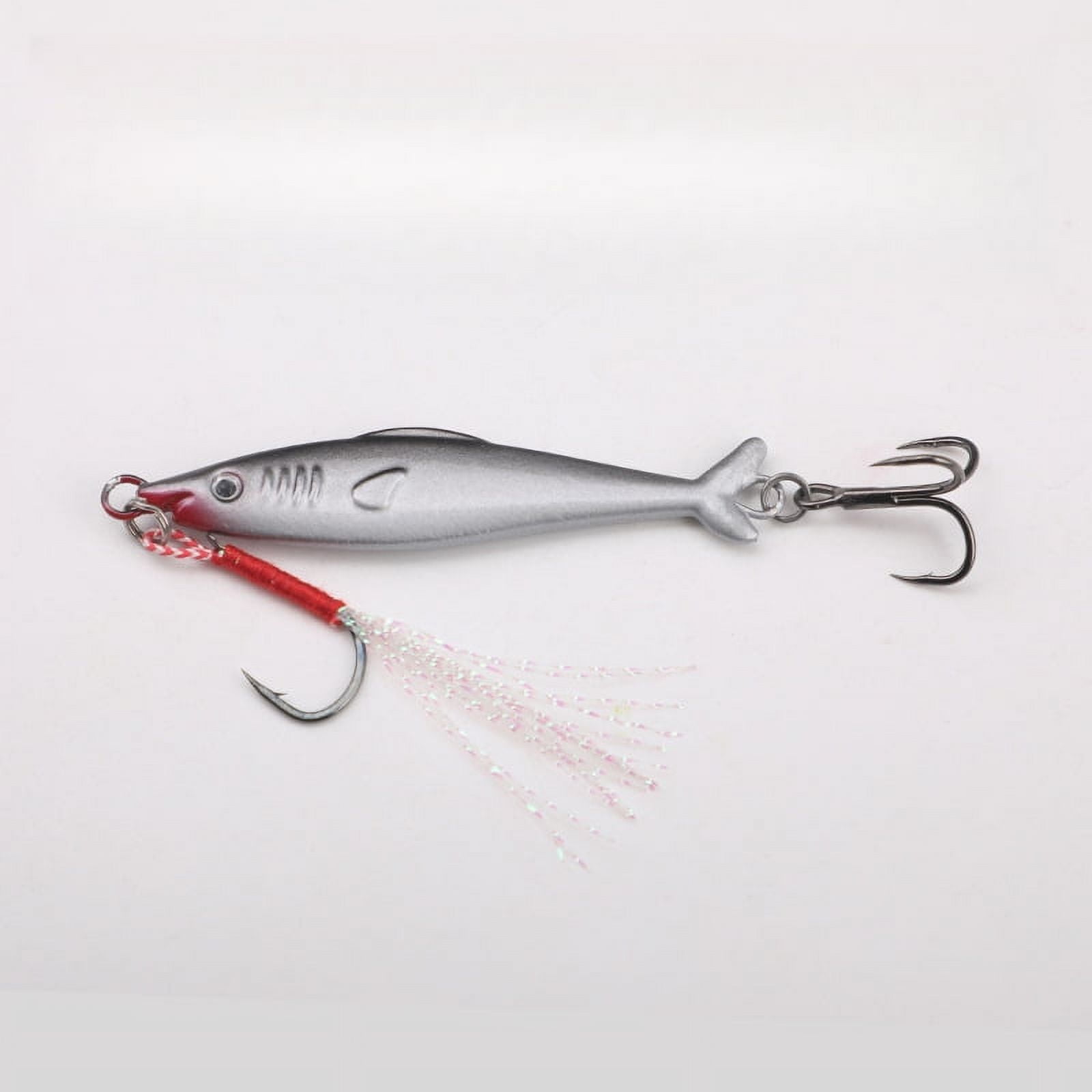 3PC BIQIANWO Fishing Lures Shark Iron Plate Fish Baits Scale Pattern ...