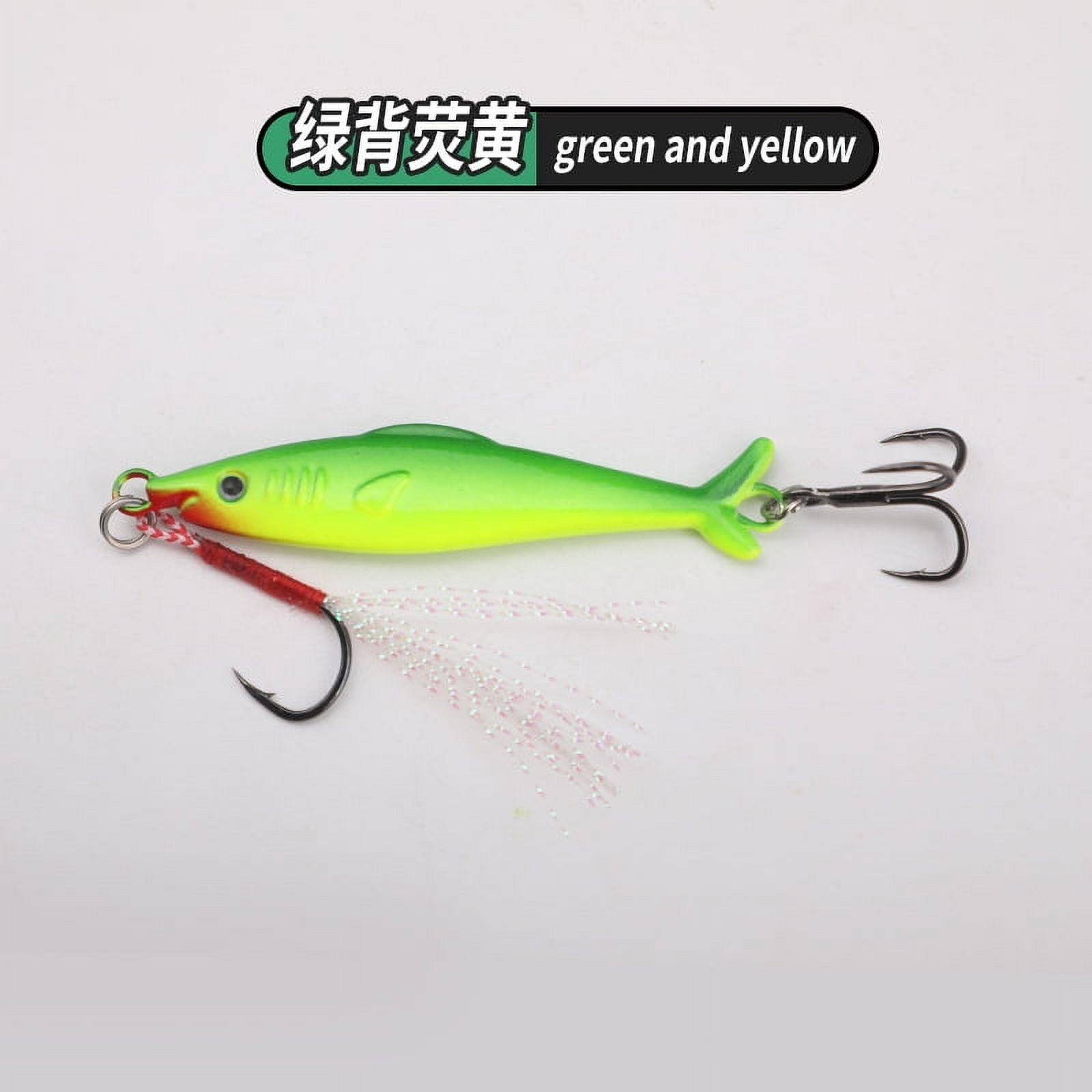 3PC BIQIANWO Fishing Lures Shark Iron Plate Fish Baits Scale Pattern ...