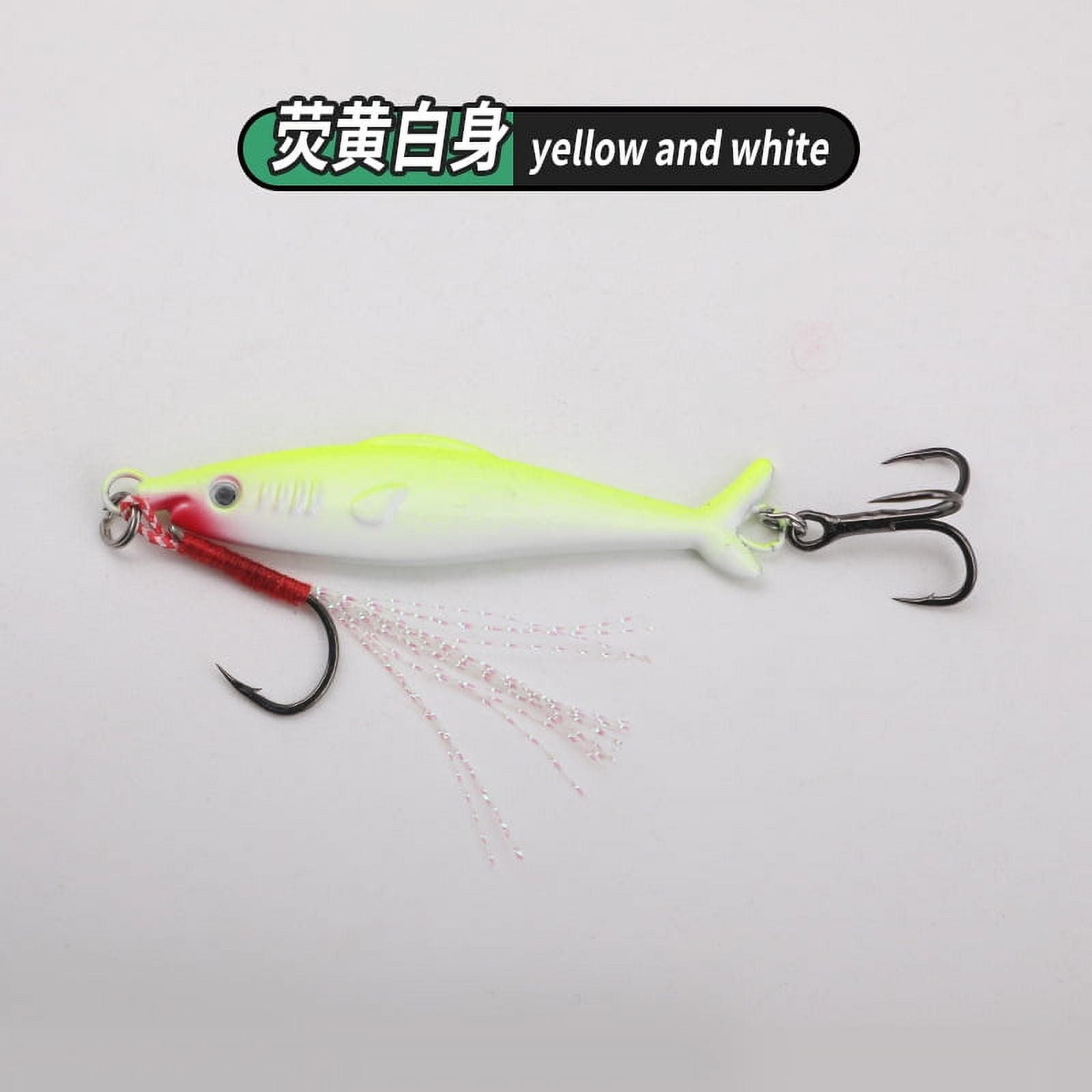 3PC BIQIANWO Fishing Lures Shark Iron Plate Fish Baits Scale Pattern ...