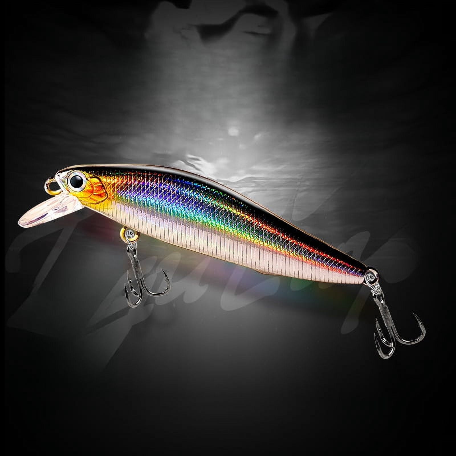 3PC BIQIANWO Fishing Lures Silver Long Casting Minnow Stop Swimbait ...