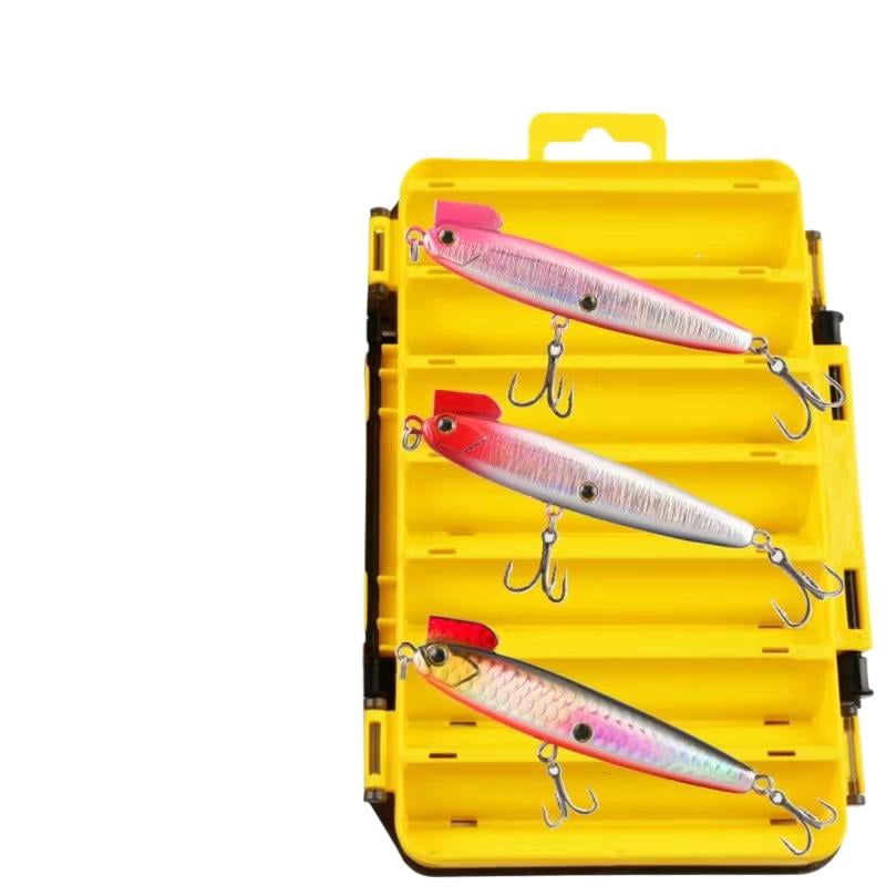 3PC BIQIANWO Fishing Lures Solid Bullet Long Casting Sinking Pencil ...