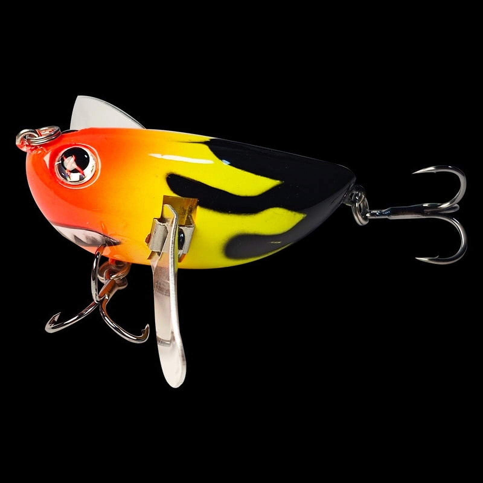 3PC BIQIANWO Fishing Lures Surface Series Wave Crawling Supplies Blue ...