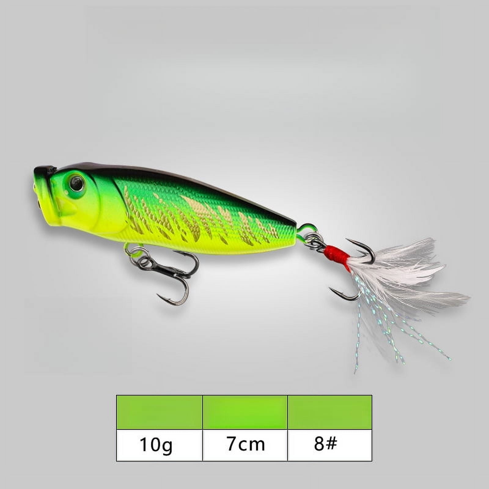 3PC BIQIANWO Fishing Lures Wave Crawling Lure 10G 7Cm Floating Surface ...