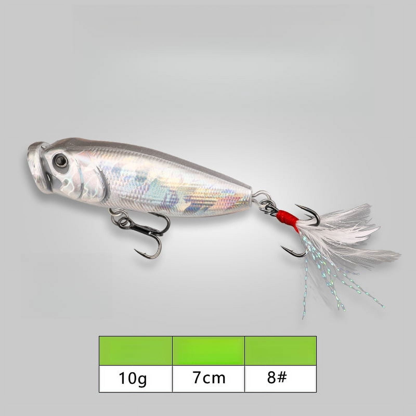 3PC BIQIANWO Fishing Lures Wave Crawling Lure 10G 7Cm Floating Surface ...