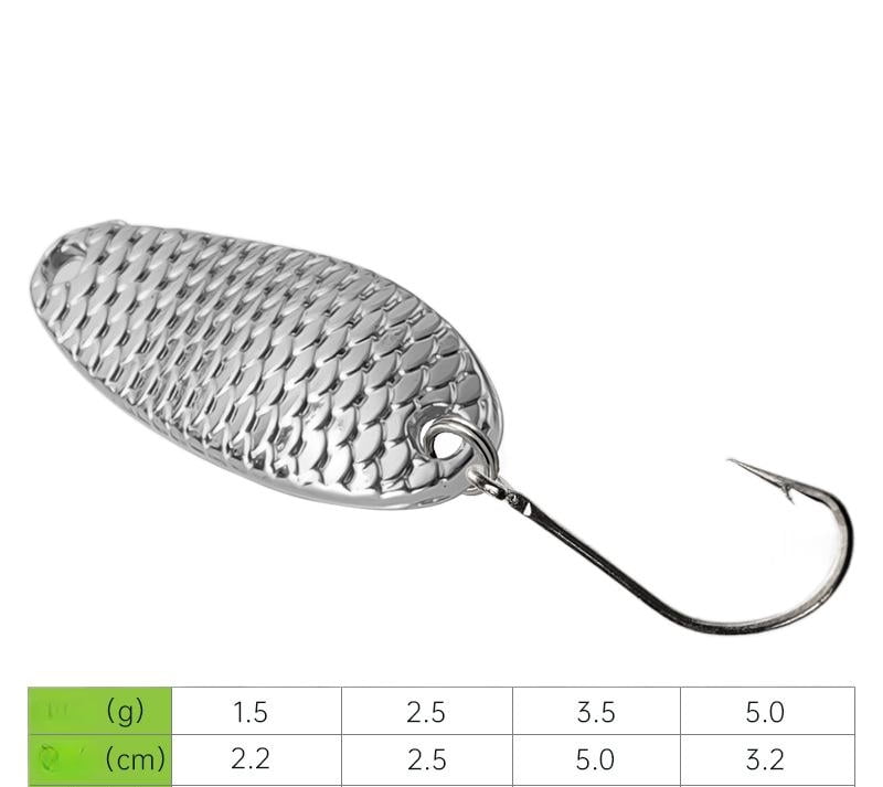 3PC BIQIANWO Fishing Lures fish Scale Sequins Flat Vibration Sequins ...