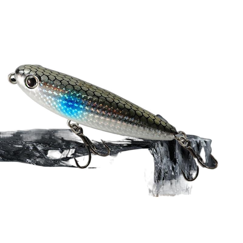 3PC BIQIANWO Fishing Lures white pink gold Surface baits for Bass and ...