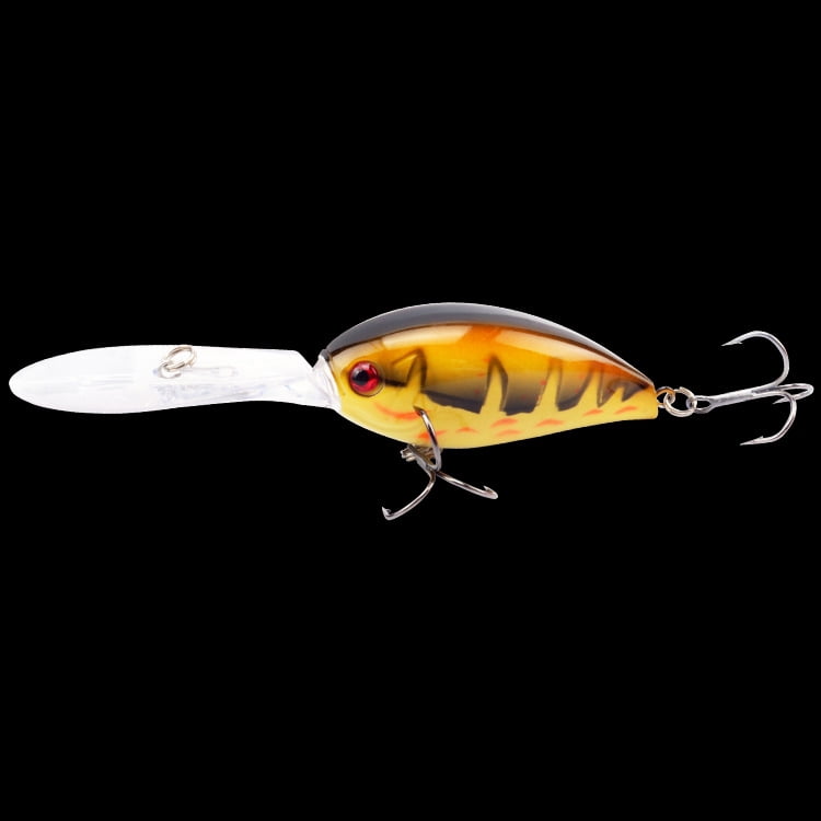 3PC BIQIANWO Fishing Lures with Hook 11.5CM 19g Rock Floating Minnow ...