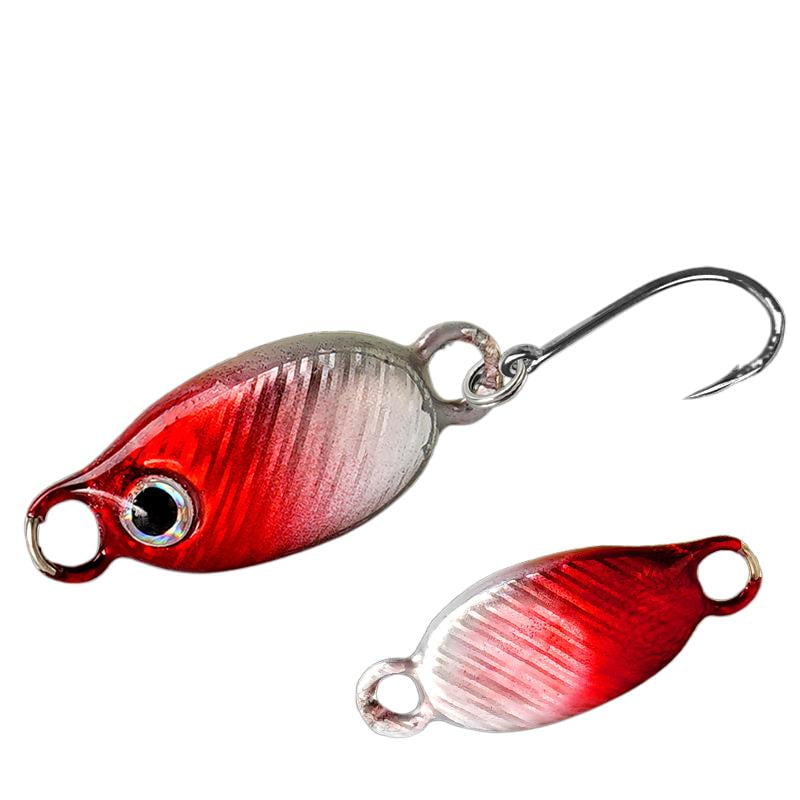 3PC Biqianwo Fishing Bait Small Iron Plate Luya Snakehead Rod Sequins ...