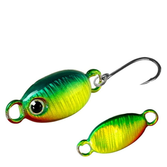 3PC Biqianwo Fishing Bait Small Iron Plate Luya Snakehead Rod Sequins ...