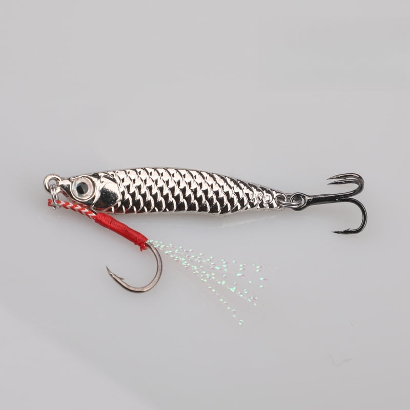 3PC Biqianwo Fishing Baits New Alloy Iron Plate Wind Coquettish ...
