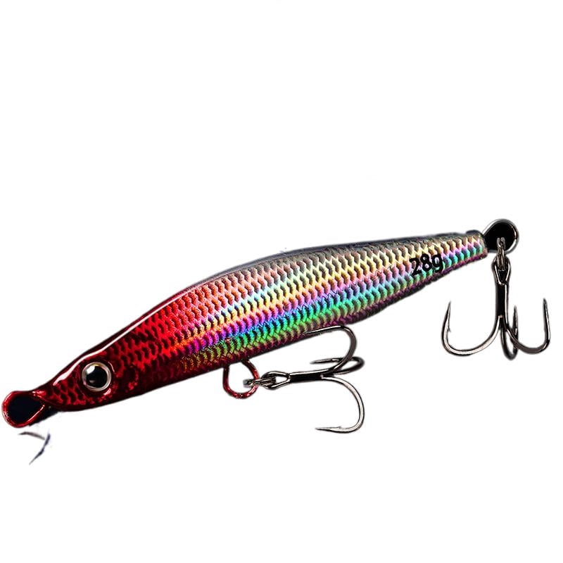 3PC Biqianwo Fishing Lures Iron Plate Super Smooth Treble Hook Super ...