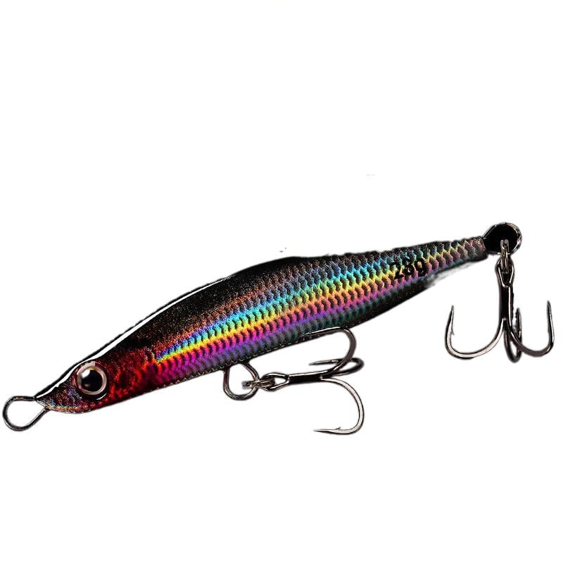 3PC Biqianwo Fishing Lures Iron Plate Super Smooth Treble Hook Super ...