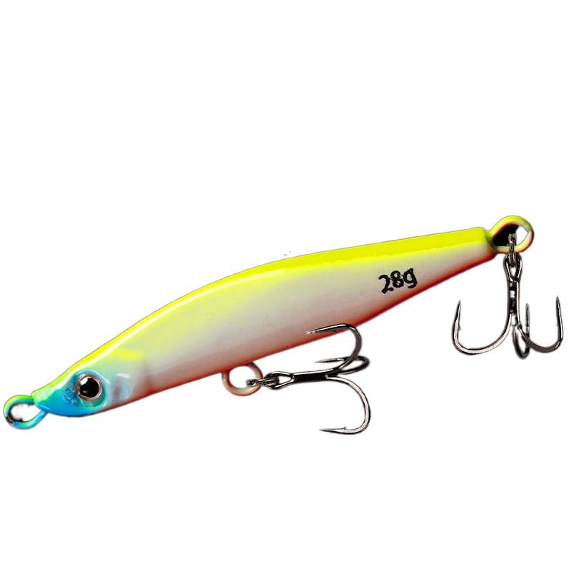 3PC Biqianwo Fishing Lures Iron Plate Super Smooth Treble Hook Super ...