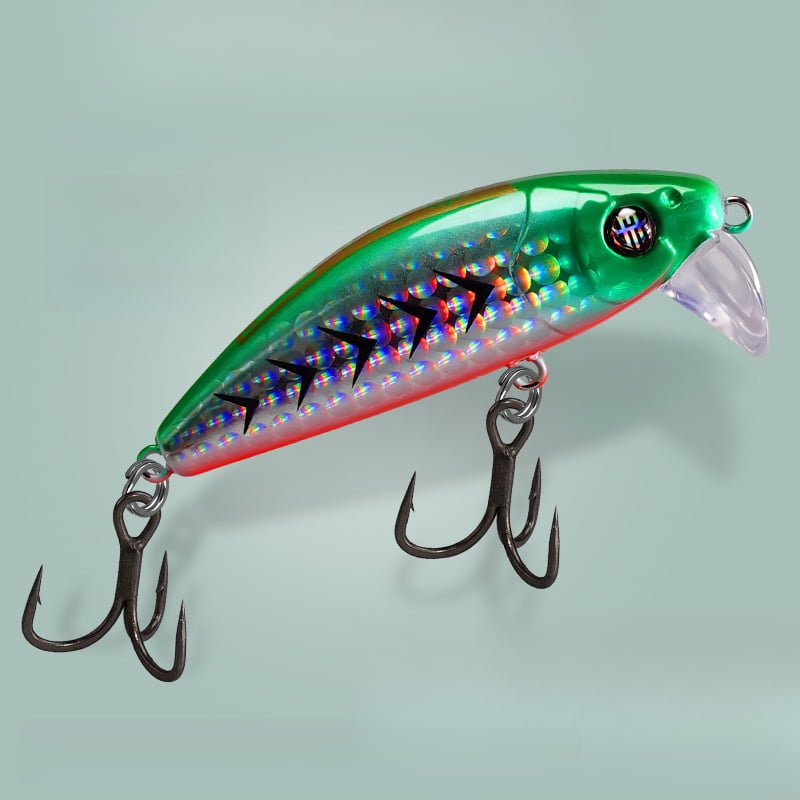 3PC Biqianwo Fishing Lures No Deviation Mino Slow Sinking Tossing Mino ...