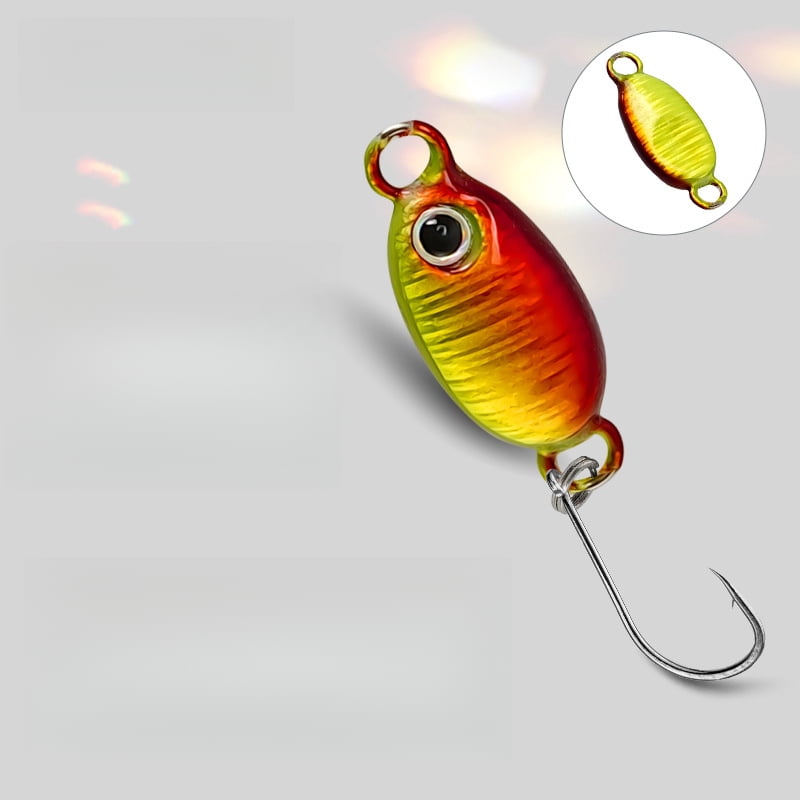 3PC Biqianwo Fishing Lures Small Iron Plate Luya Metal Bait Snakehead ...